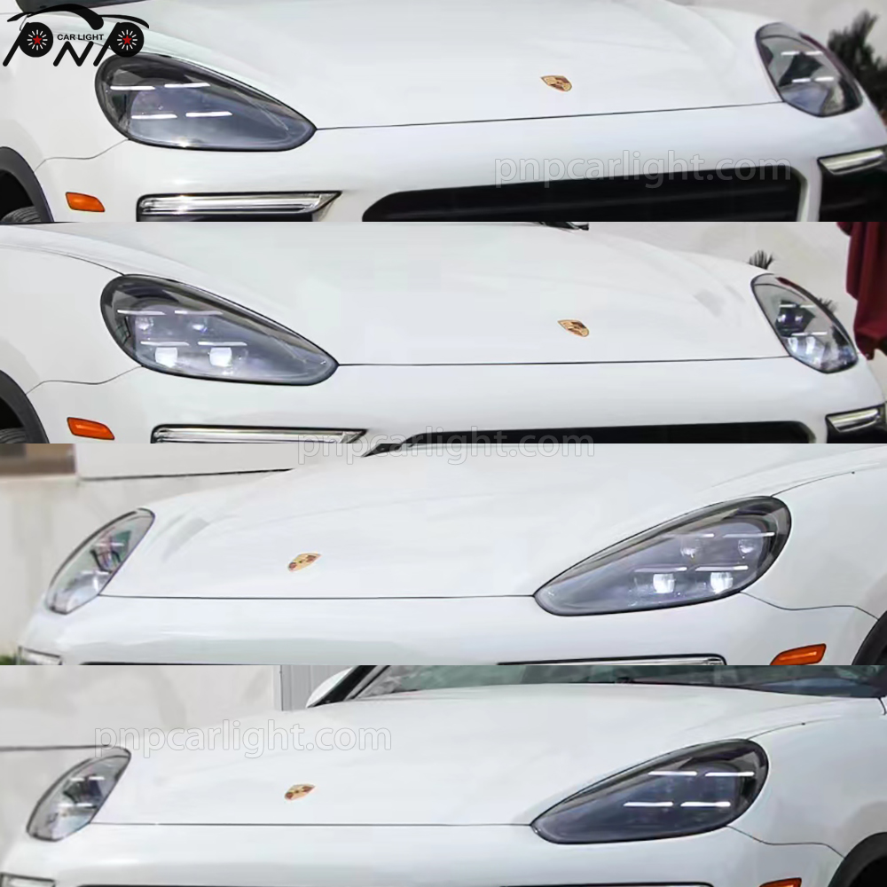 Upgrade Matrix PDLS style LED headlight for Porsche Cayenne 2015-2017 958.2 to 2024 China ...
