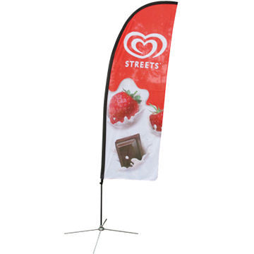 Golf Flag Banners, Plastic Pole Outdoor Feather Design, High Quality ...