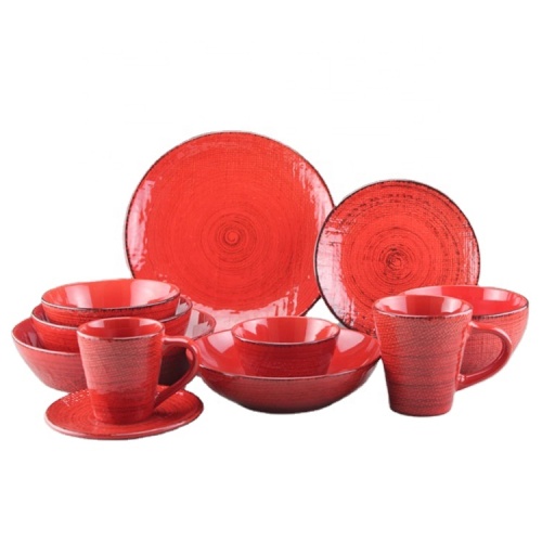 Stoneware Ceramic Kitchen Plates Set Home, High Quality Stoneware ...