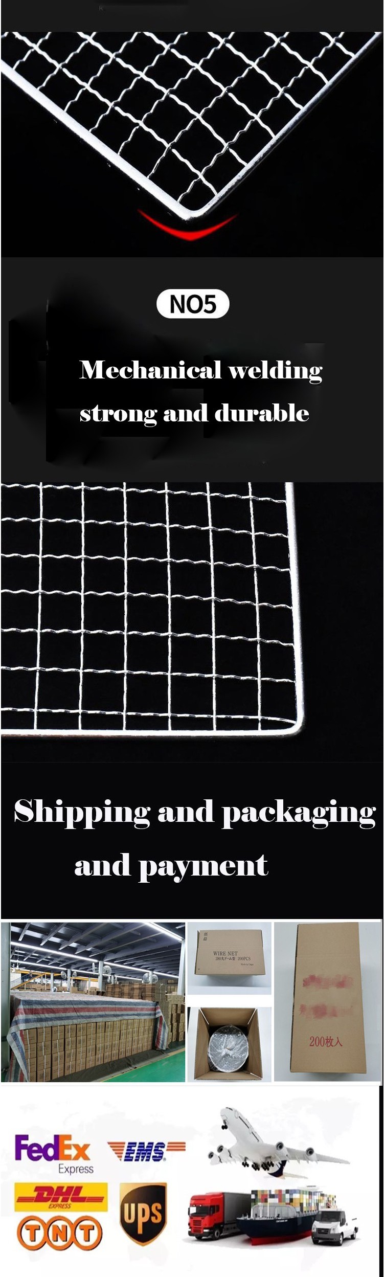 Barbecue Accessories Round Shape Bbq Grilling Mesh Mat, High Quality ...