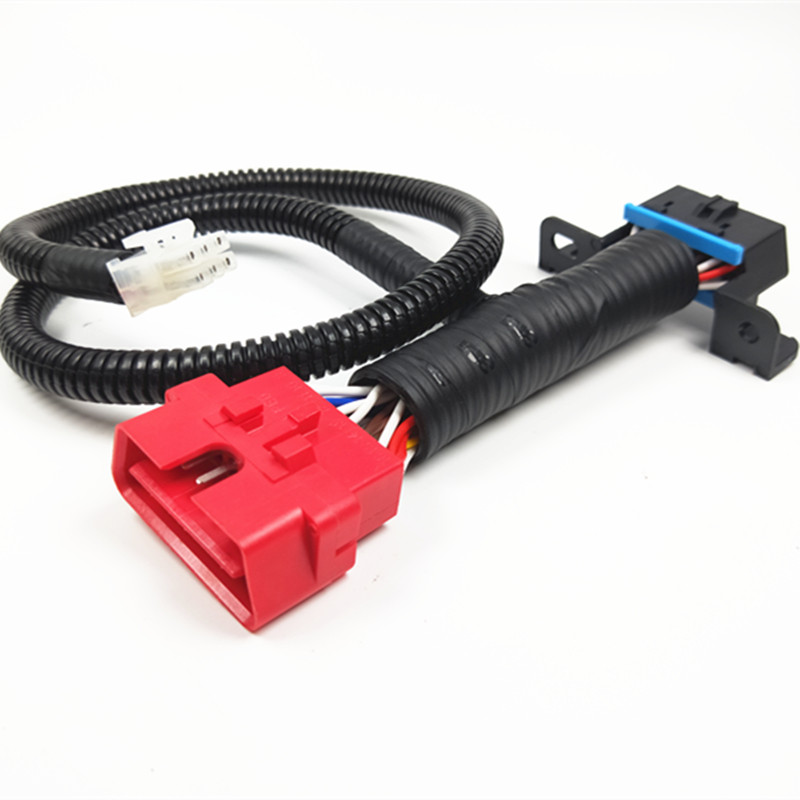 12v Red Male Female Automobile Obdii Wire Assembly, High Quality 12v ...