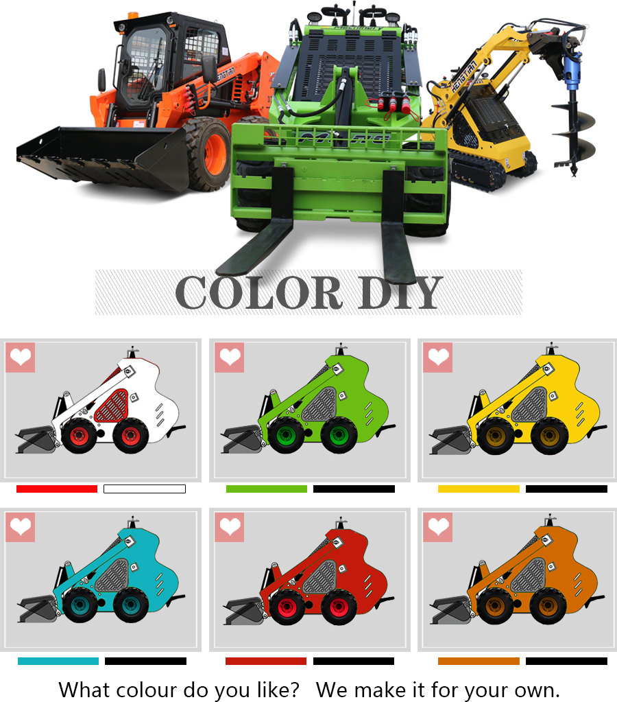 Ty-323s Meng Brand New China Mini Skid Loader Wheel Loader With Epa ...