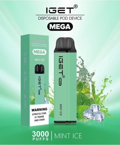 Australia Iget Mega Disposerive Vape 3000puffs รสชาติ คุณภาพสูง ...