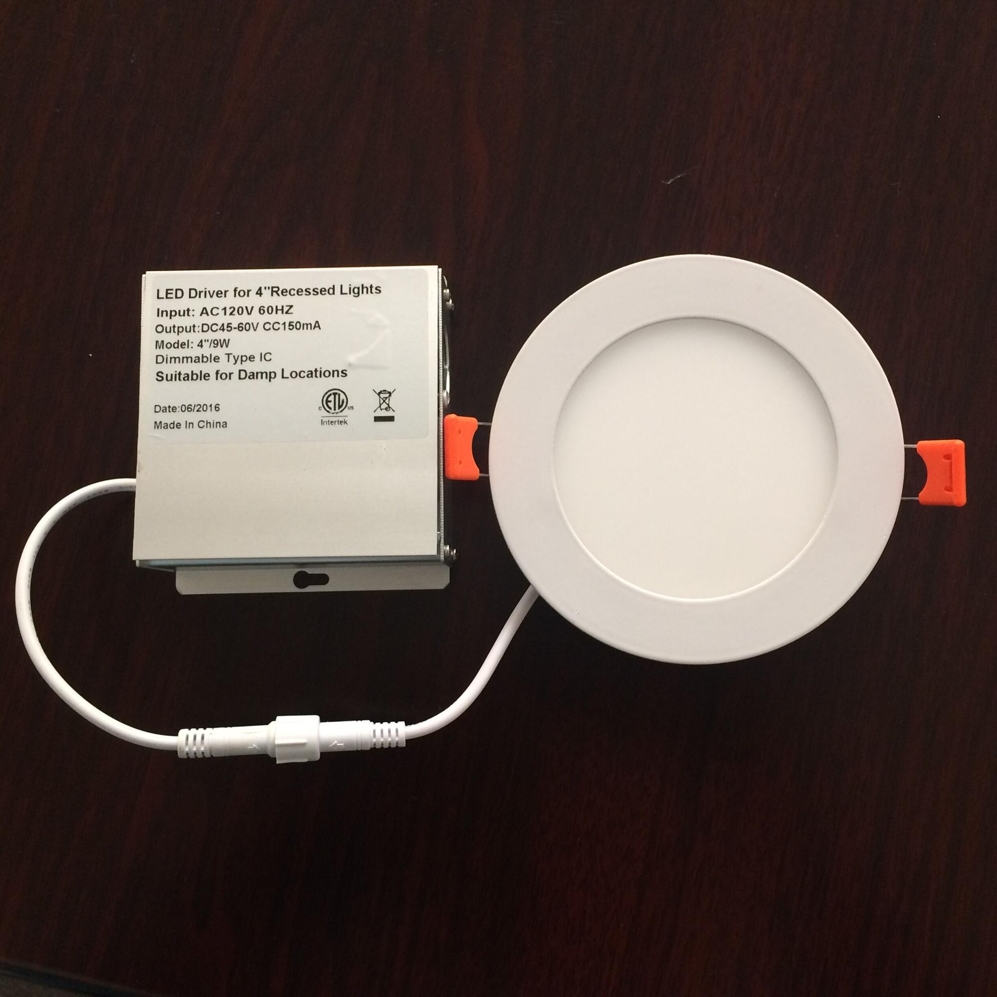 Ultra Slim Led Panel Light With Rear-mounted J Box - 6 Inch, 12w Etl ...