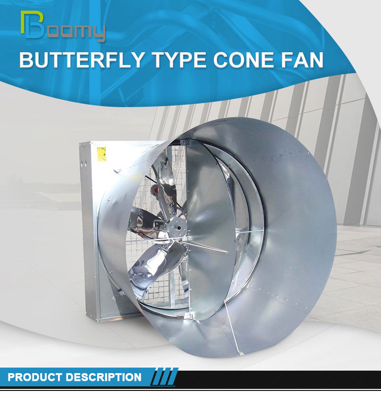 Industrial Chicken House Shutter Cone Extractor Fans, High Quality ...