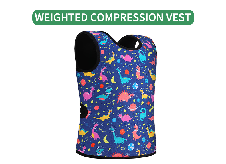 Adjustable Weighted Sensory Compression Vest For Kids With Autism And ...