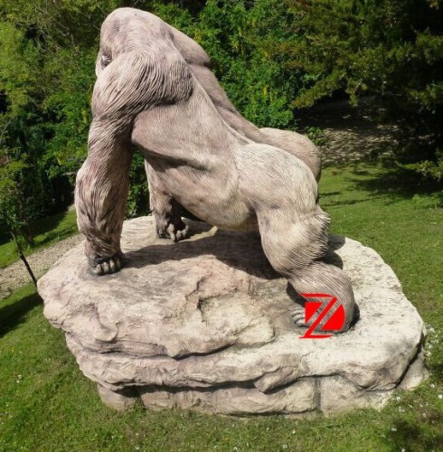 Grey Stone Monkey Garden Statue, High Quality Grey Stone Monkey Garden ...