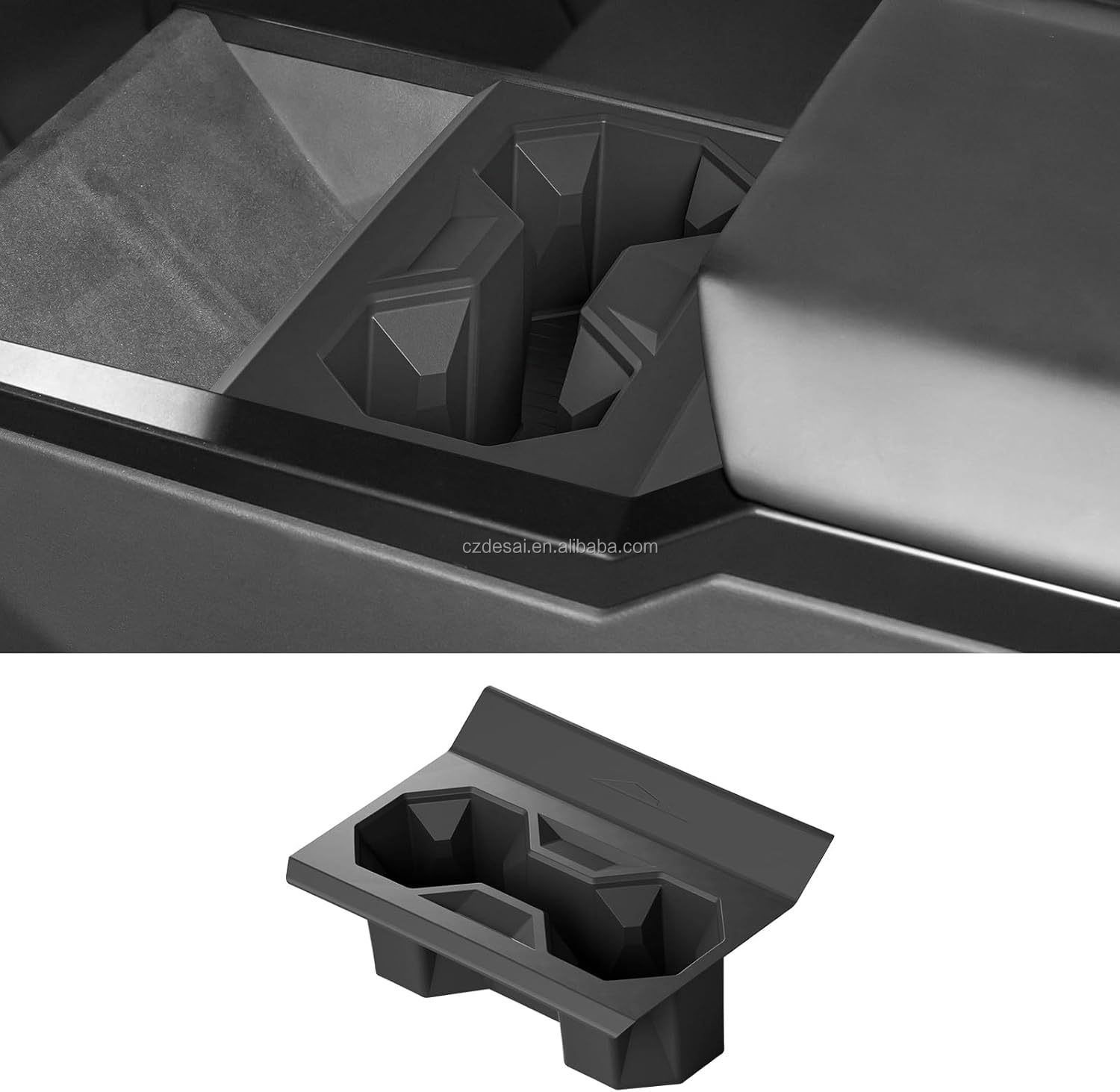 2024 Tesla Cybertruck Silicone Center Console Drink Organizer, High ...