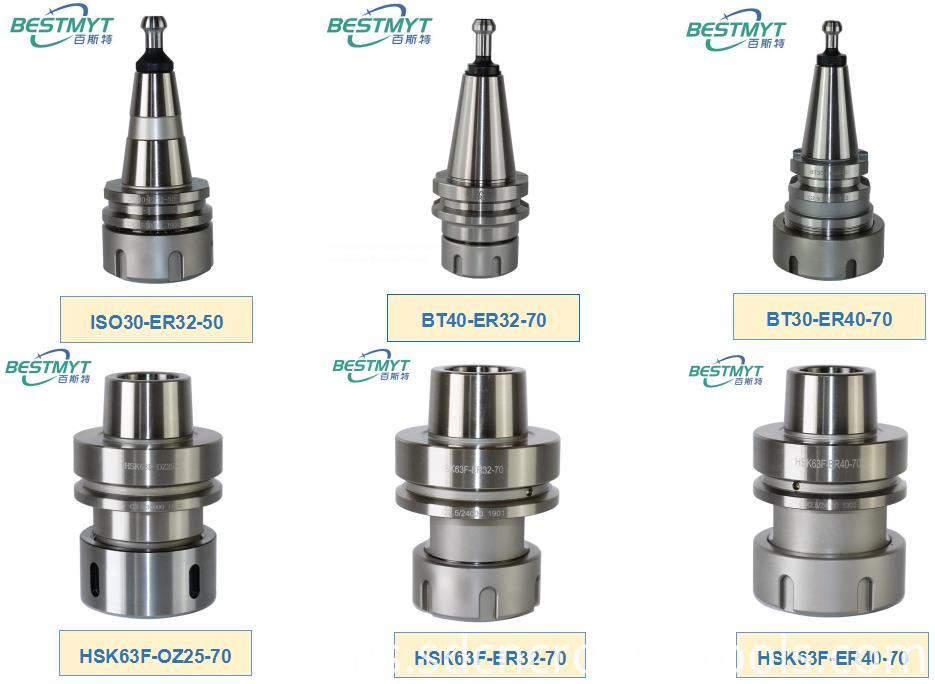 China Pemegang Alat CNC ISO40-1 / 2G untuk kerja Router CNC Manufacturers