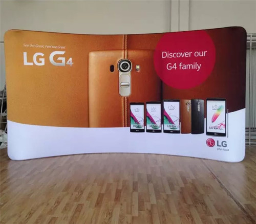 Curved Shape Tension Fabric Backdrops, High Quality Curved Shape ...