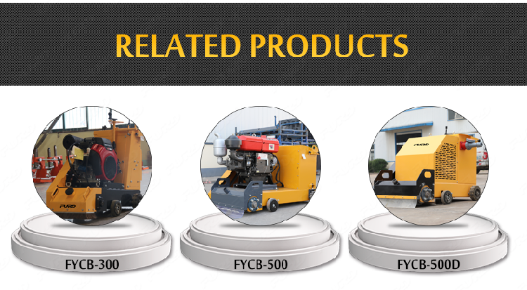 High Efficiency 250 Mm Concrete Asphalt Scarifying Machine, High ...