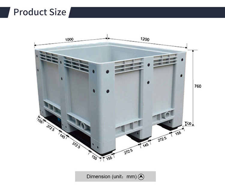 Apple Fruit Stackable Storage Pallet Crate Box With Lids ...