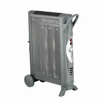 1,500w Mica Panel Heater With Adjustable Thermostat, Tip-over/overheat ...