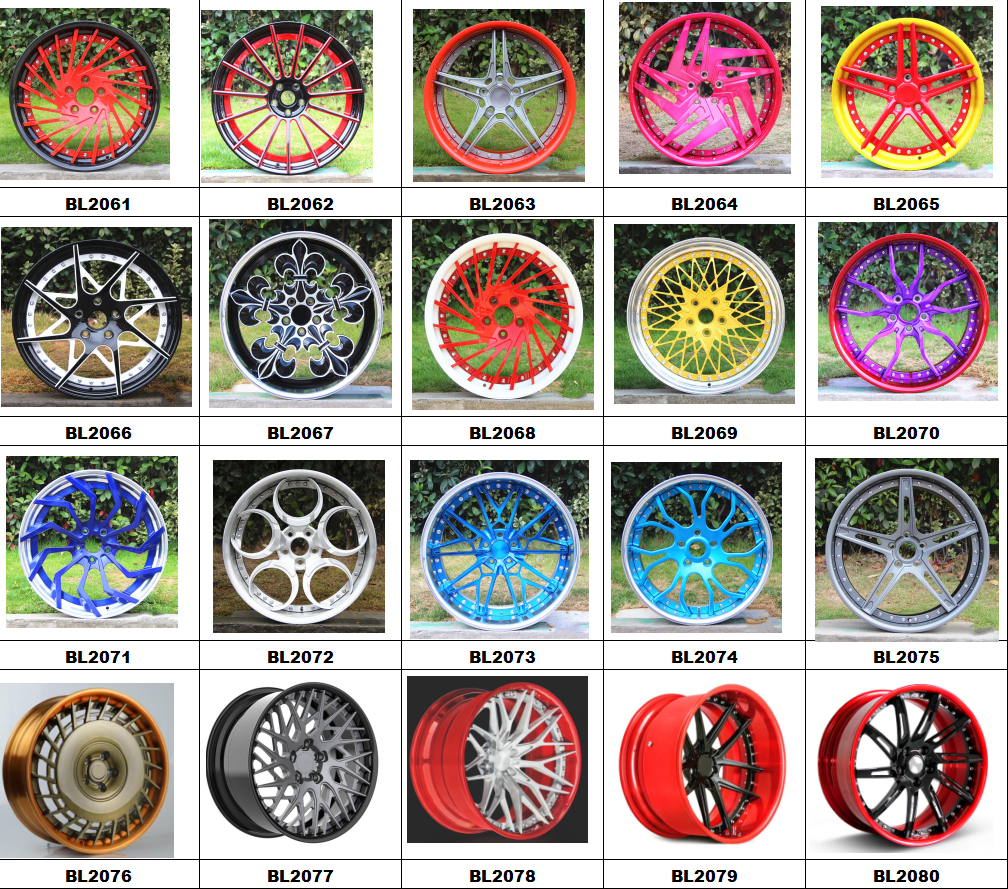 Custom Luxury Car Rims - Bolun Full Polished 21x9.5 & 22x12.5 Inch 3 ...