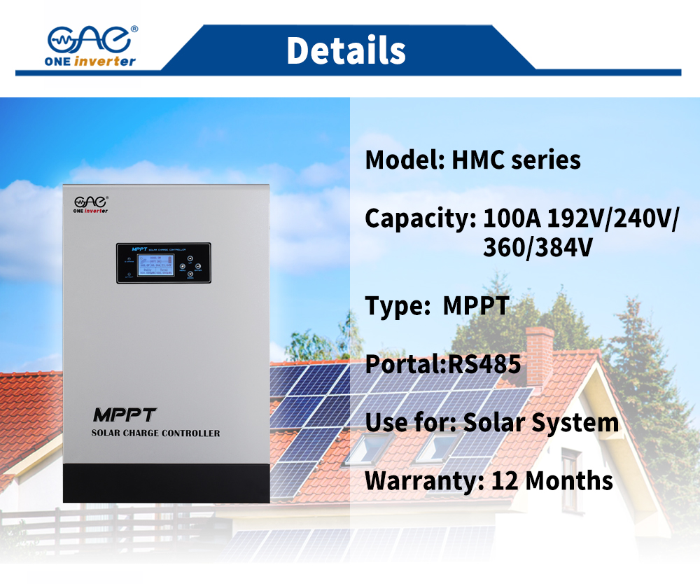 Mppt Solar Charge Controller For 100a 384vdc Power Panel Input And ...