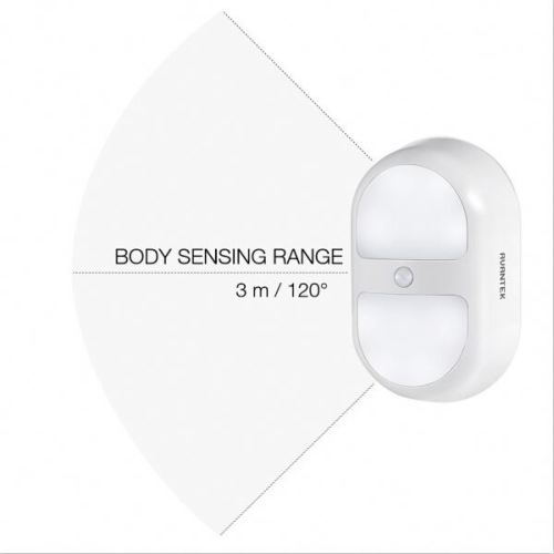 Auto Pir Ir Motion Sensor Light Heat Detector Indoor Night Light Wall ...