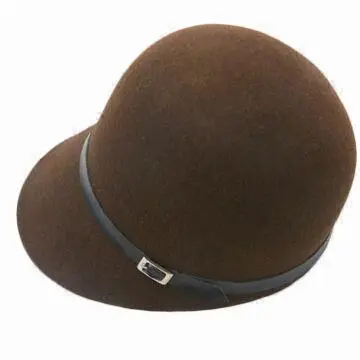 Rider Style Molded Cap, Made Of Wool Felt, 57cm Head Circumference ...