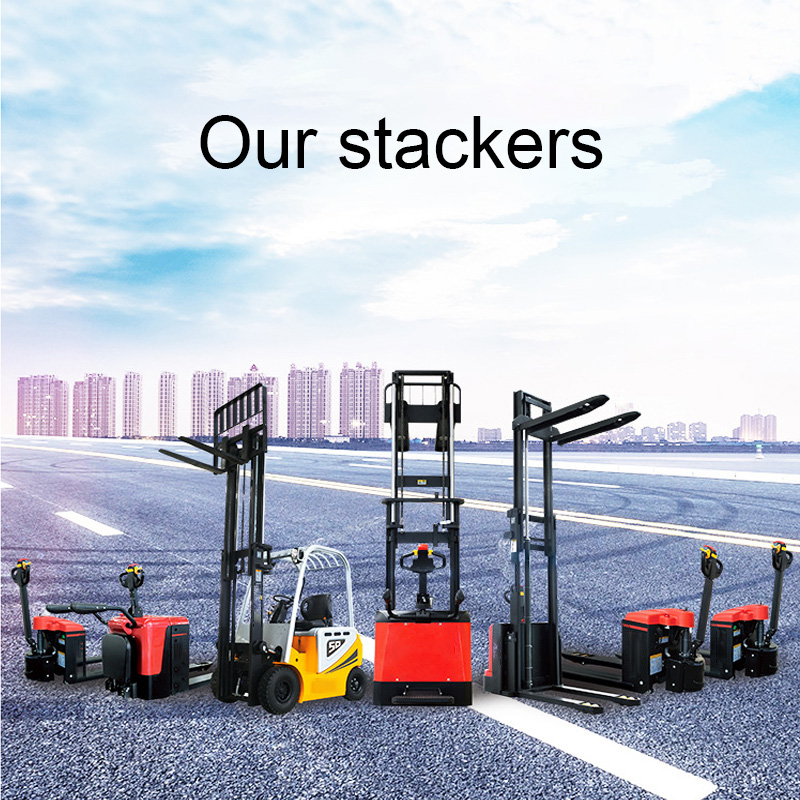1.6m Hydraulic Pallet Stacker 1.2tons 6ton Electric Battery Reach ...