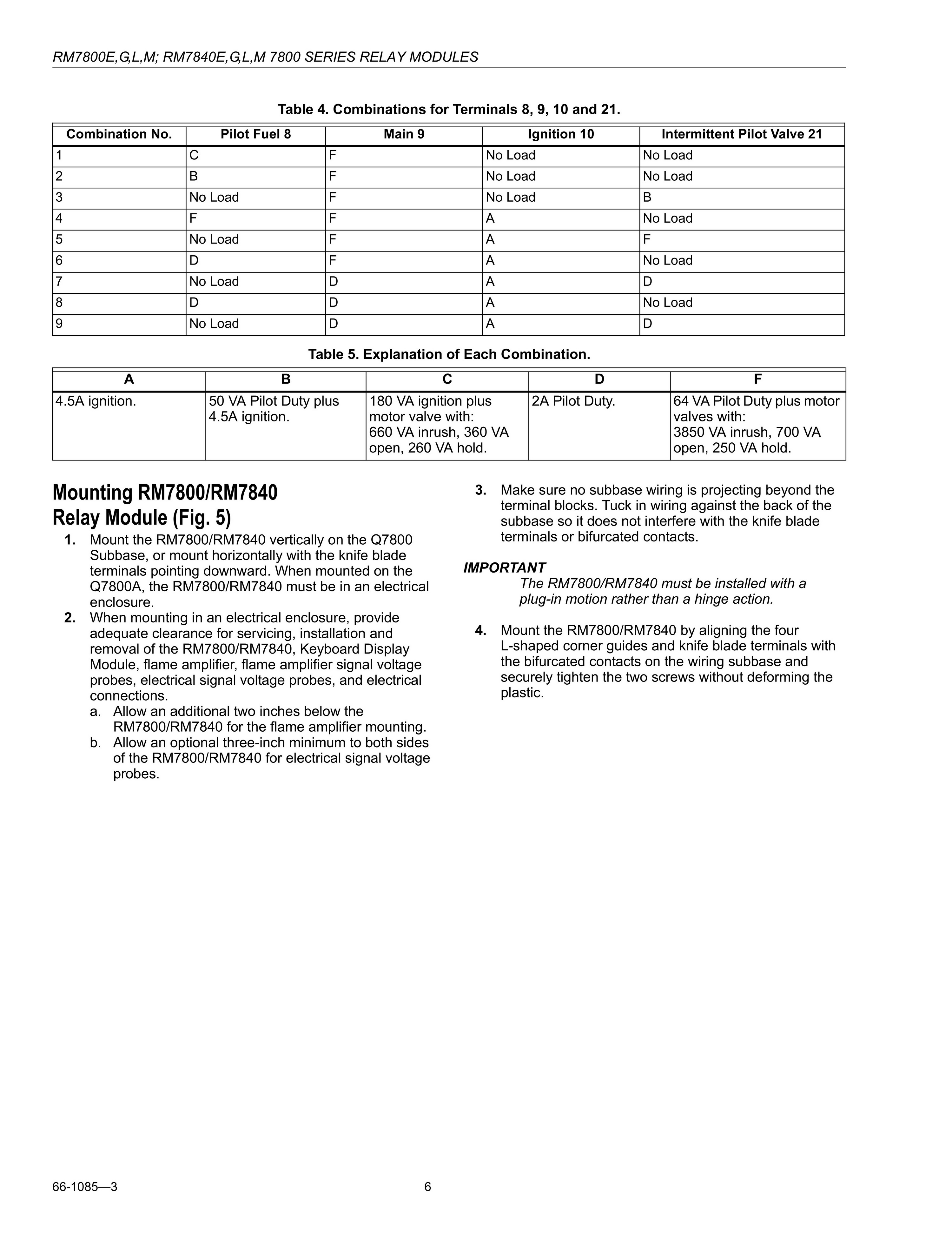 Honeywell 7800 Series Relay Modules 120v Rm7840g1014, High Quality ...