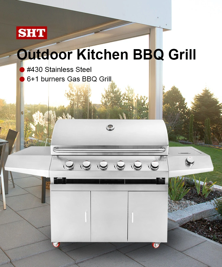 6 Burner Outdoor Kitchen Outdoor Kitchen Gas Grill Grill Chef Bbq Grill ...