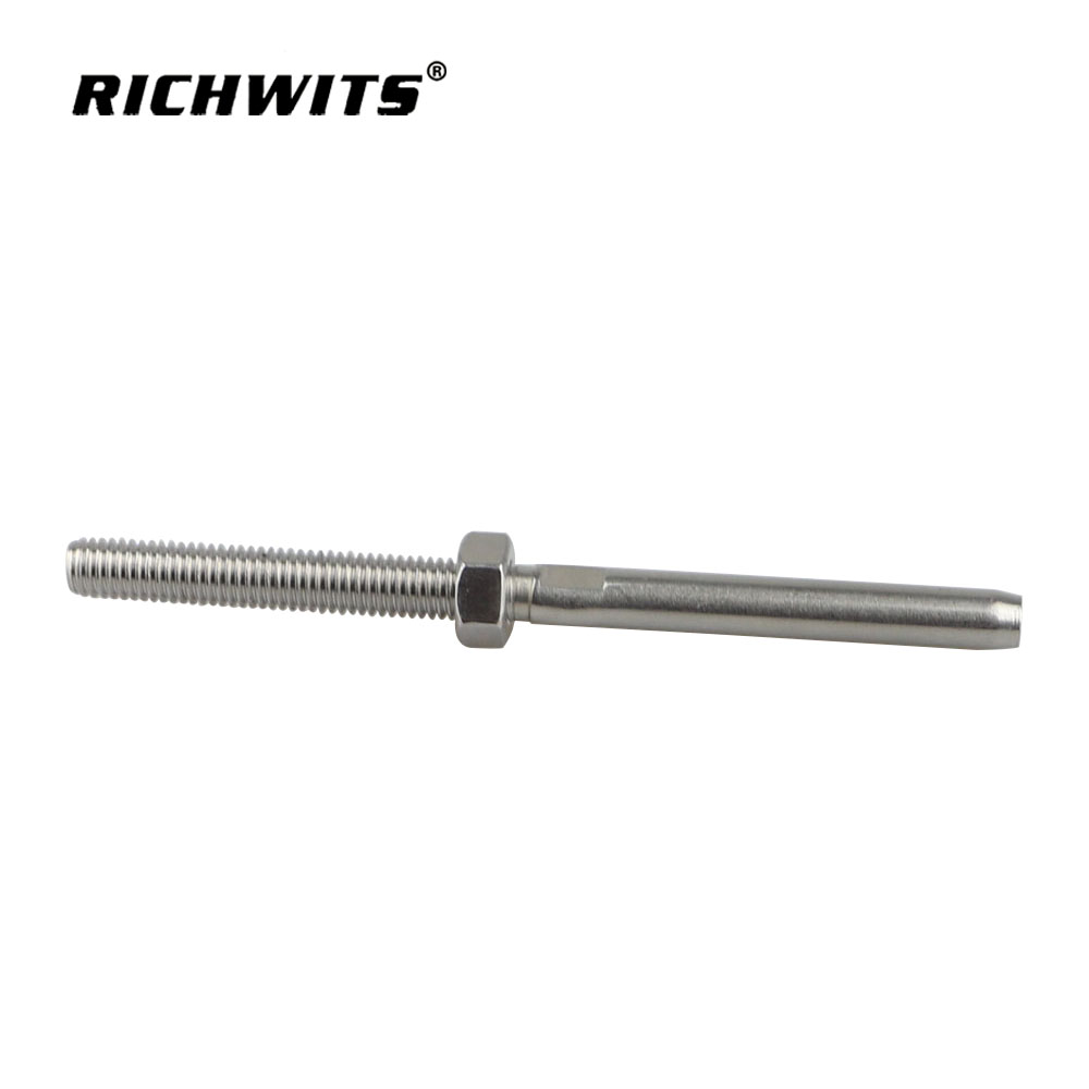 Rigging Rope Fitting Cable Railing Swage Terminal Ss316 Swage Stud ...