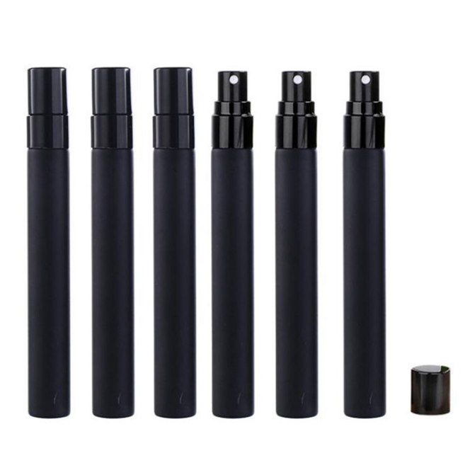 5ml 10ml Black Plastic Perfume Spray Bottles - Sample Perfume Bottles ...
