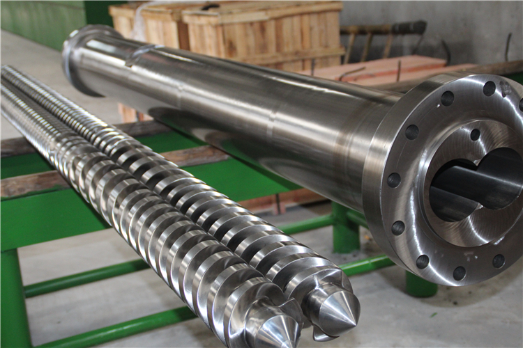 Parallel Twin Screw Barrel For Pelletizer Granulator Extruder Pvc Pipe ...