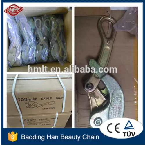 3 Ton Wire Rope Cable Gripper, High Quality 3 Ton Wire Rope Cable ...