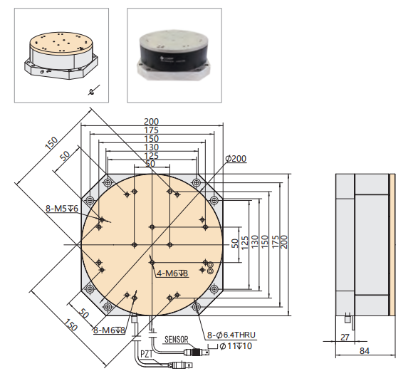Capacitive Closed Loop Sensor Piezo Stage With 10nrad Resolution And ...