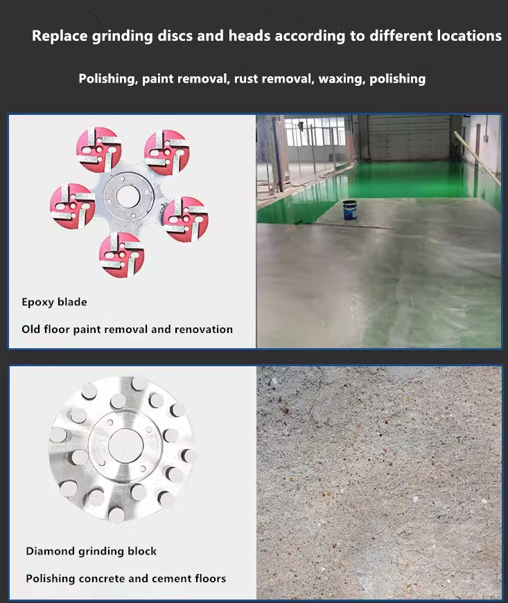 High Quality Electric Planetary Propane Polisher: Concrete Polishing ...