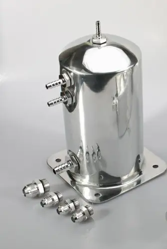 1.5l Aluminum Fuel Surge Tanks With Barb Fittings, High Quality 1.5l ...