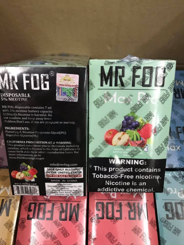 Mr Fog Max Pro 일회용 Vape, Bossgoo.com의 고품질 Mr Fog Max Pro 일회용 Vape
