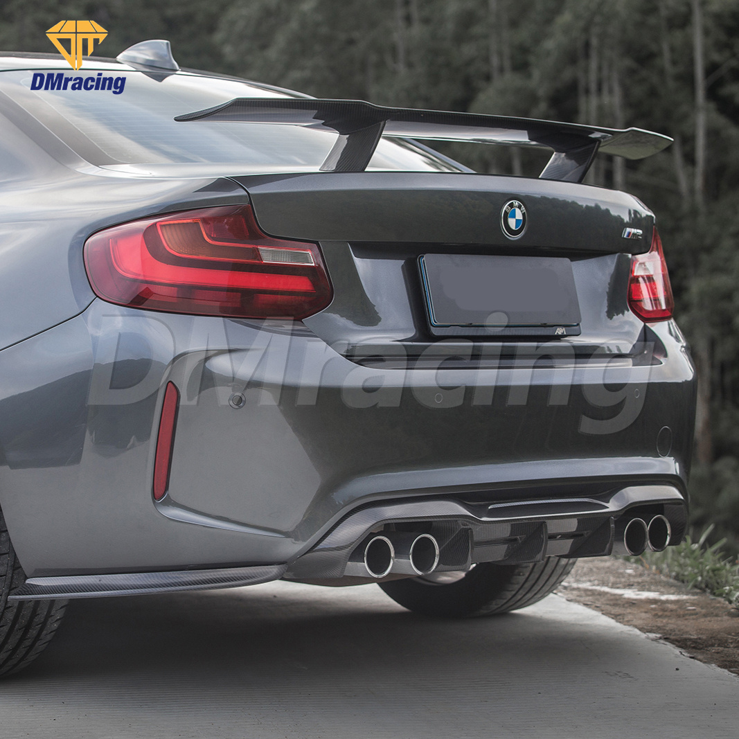 Pt Style Carbon Fiber Rear Diffuser For Bmw M2 M2c F87 2016-2019, High ...