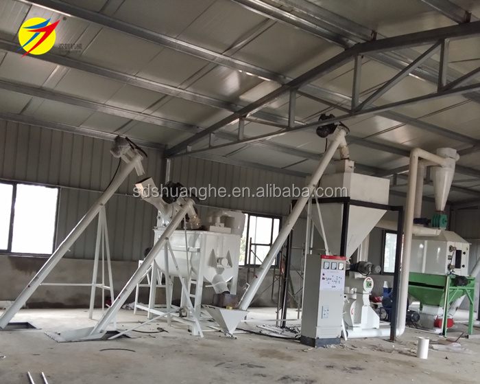 1 Ton Per Hour Mini Feed Mill Plant - Whole Feed Production Line ...