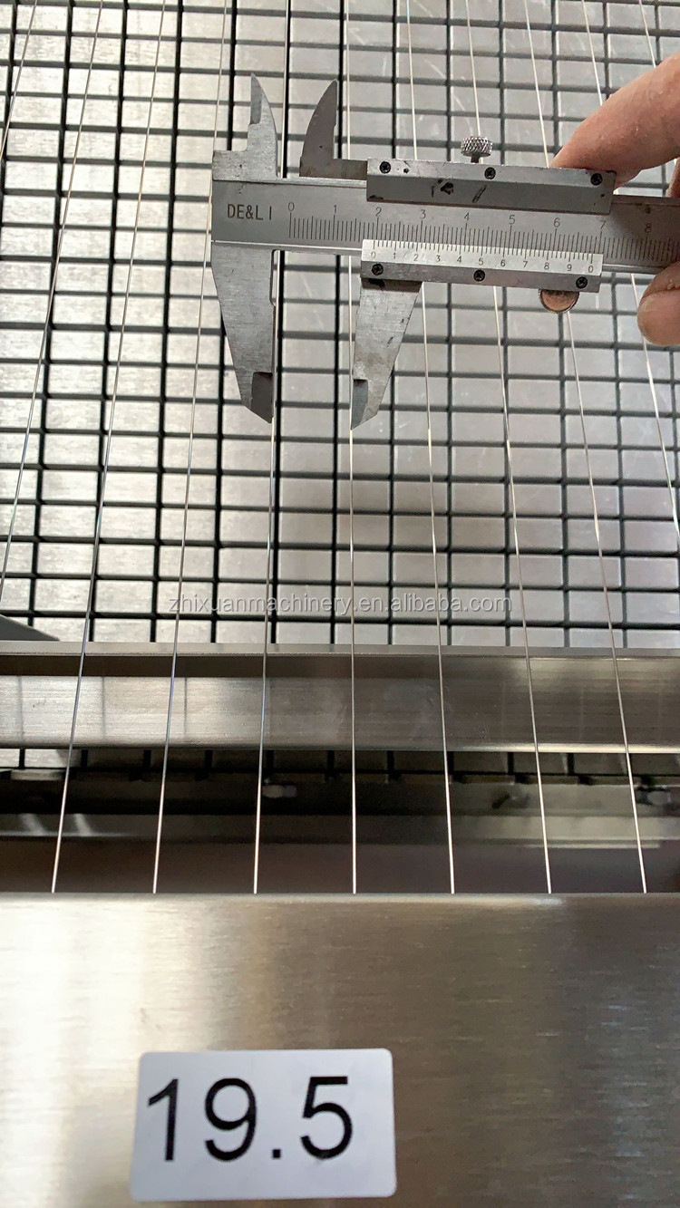 Stainless Steel Double Cutting Arm Chocolate Guitar Cutter Machinery ...
