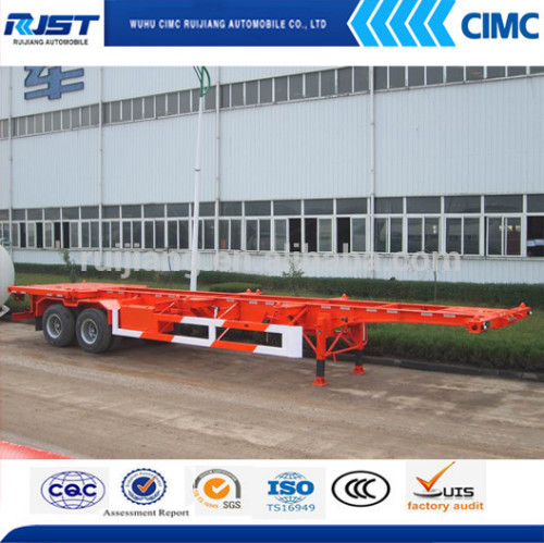 Cimc 40ft Two Axle Container Semi-trailer, High Quality Cimc 40ft Two ...