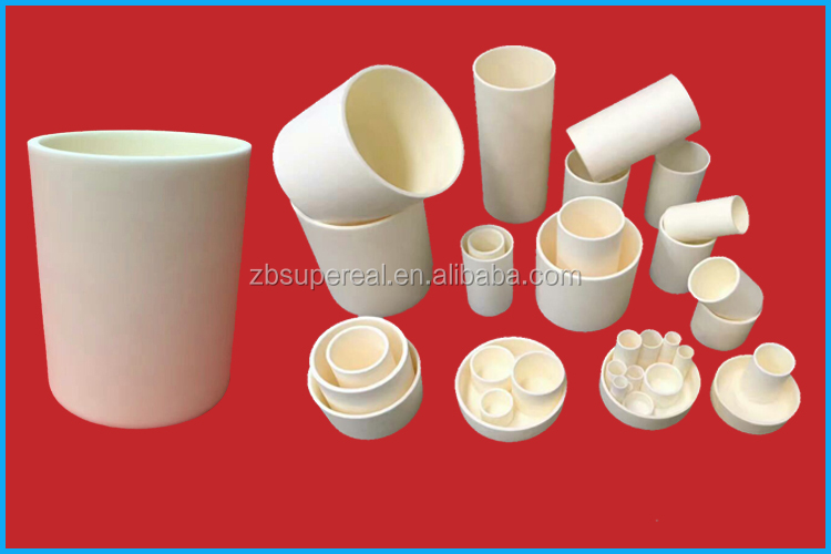 Alumina Ceramic Crucible Boat For Tube Muffle Furnace - Round Bottom ...