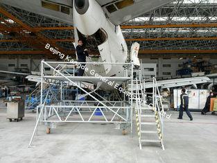 Light Weight Aircraft Scaffolding Tail Dock With Vertical S, High ...