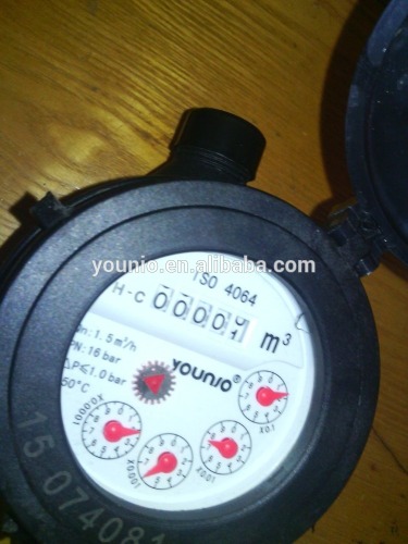 Younio Plastic Water Meter (good Nylon), High Quality Younio Plastic ...