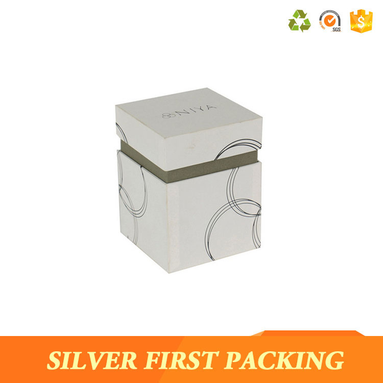 Silver First Custom Packaging Square Cardboard Boxes With Lids Hat ...