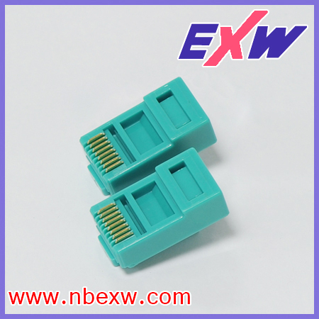 ขั้วต่อ Rj45 สีเขียวสำหรับ Cat5e Utp คุณภาพสูง ขั้วต่อ Rj45 สีเขียวสำหรับ Cat5e Utp บน bossgoo.com