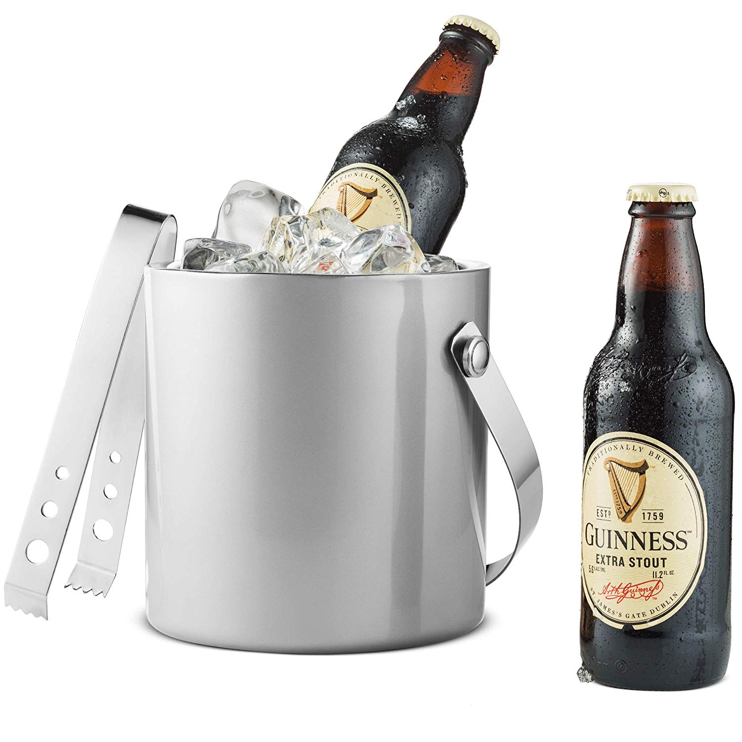 Stainless Steel Wine Beer Cooler Ice Bucket China Manufacturers ...