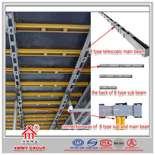 Slab Roof Scaffolding Formwork System For Concrete Construction, High ...