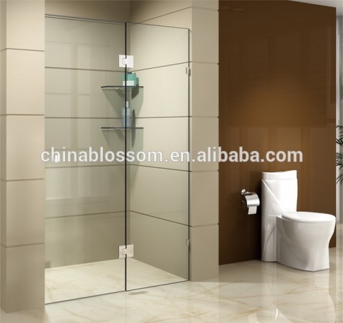 Rectangle Hinge Glass Frameless Shower Screen Pivot Shower Door, High Quality Rectangle Hinge ...