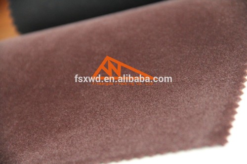 Flock Fabric Lining With Nonwoven Flock Fabric, High Quality Flock ...