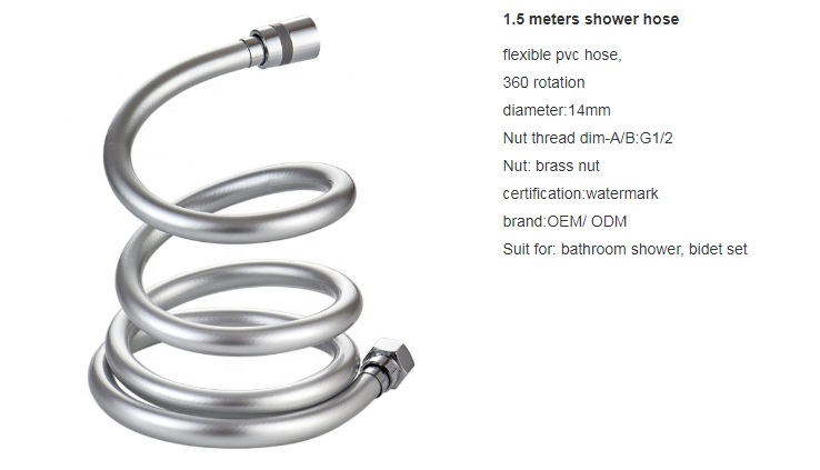 Pvc Flexible Shower Plastic Bidet Hose, High Quality Pvc Flexible ...