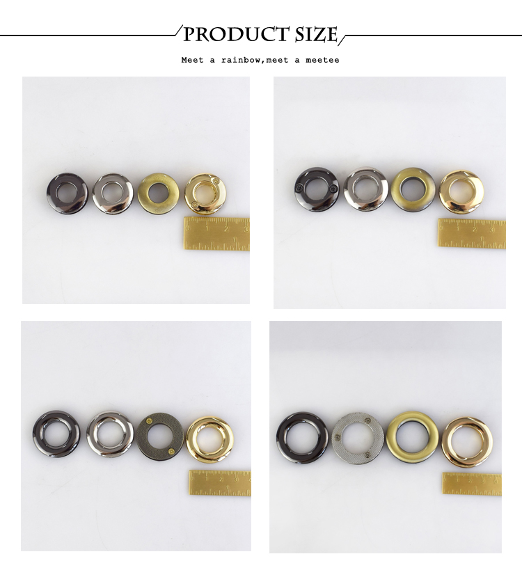 4/8pcs Metal O D Ring Eyelets Screw Buckles For Bag Belt Strap Dog ...