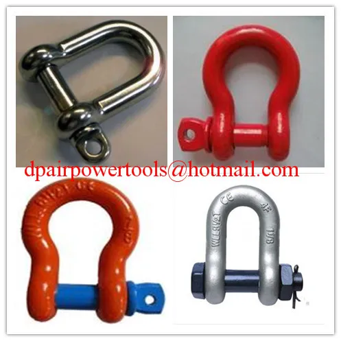 Screw Pin Bow Shackle& D- Shackle,standard D Shackle&forged Shackle, High Quality Screw Pin Bow ...