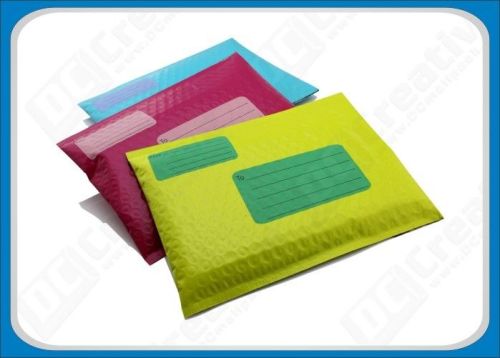 Colored Co-extruded Poly Bubble Envelopes , Waterproof Mailing ...