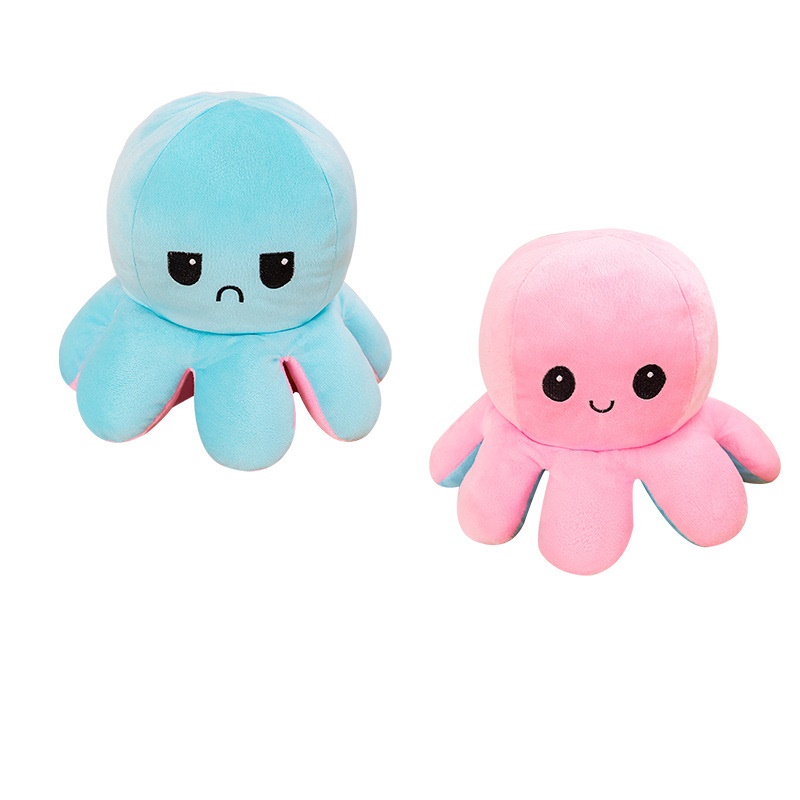 Cute Flipped Octopus And Unicorn Plush Toys, High Quality Cute Flipped ...